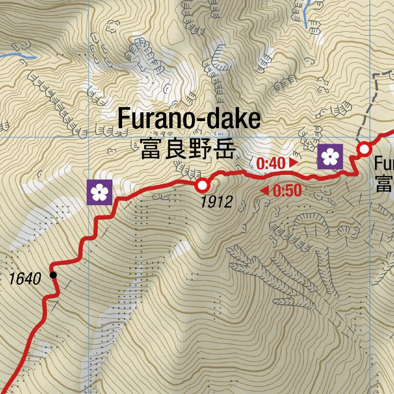 Map 1 - Daisetsuzan Grand Traverse (Hokkaido, Japan) by HokkaidoWilds ...