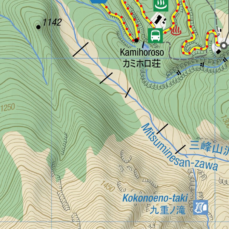 Map 1 - Daisetsuzan Grand Traverse (Hokkaido, Japan) by HokkaidoWilds ...