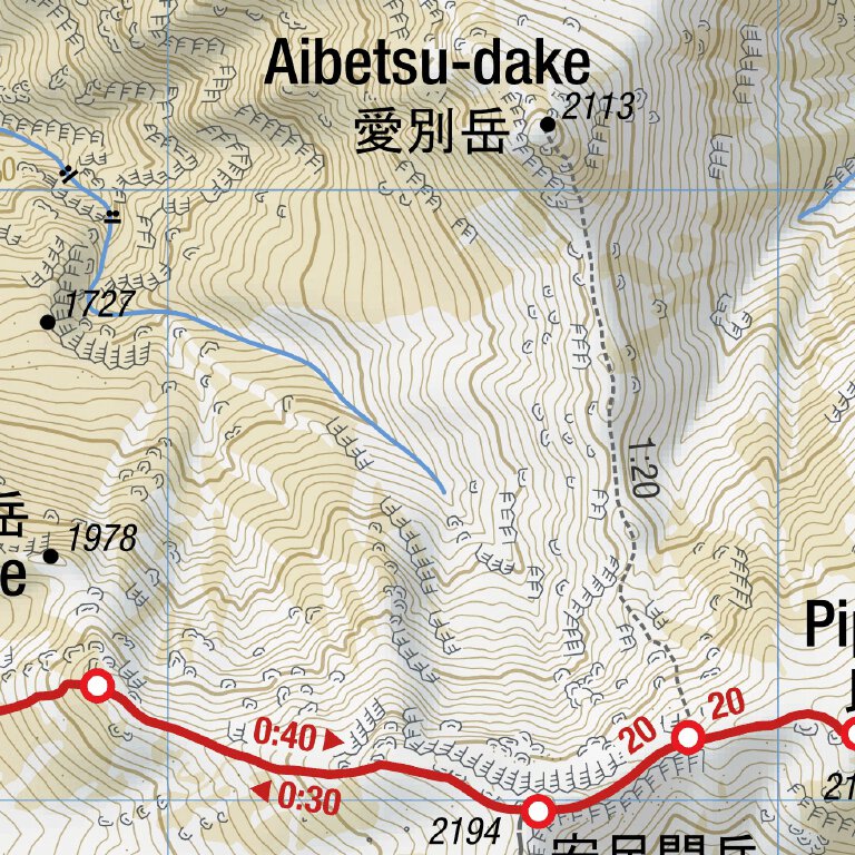Map 6 - Daisetsuzan Grand Traverse (Hokkaido, Japan) by HokkaidoWilds ...