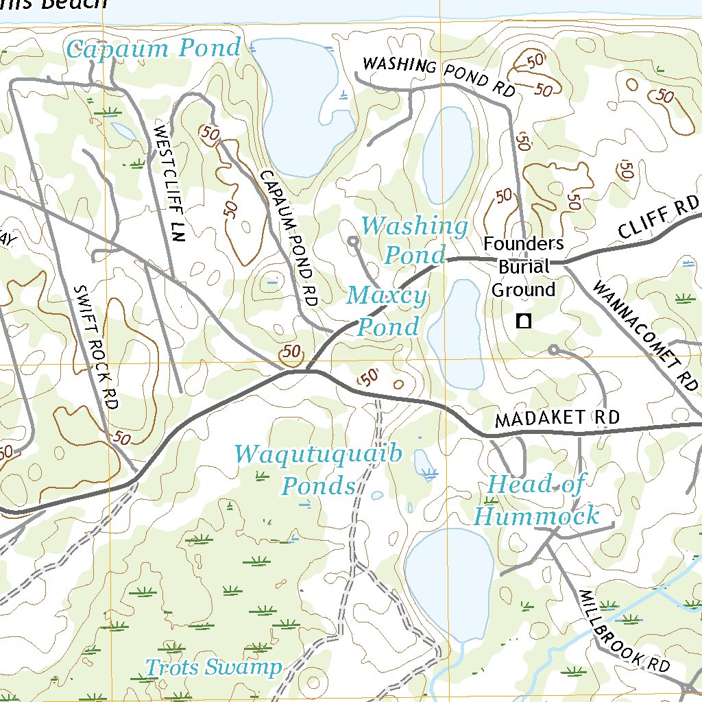 Nantucket, MA (2021, 24000-Scale) Map by United States Geological ...