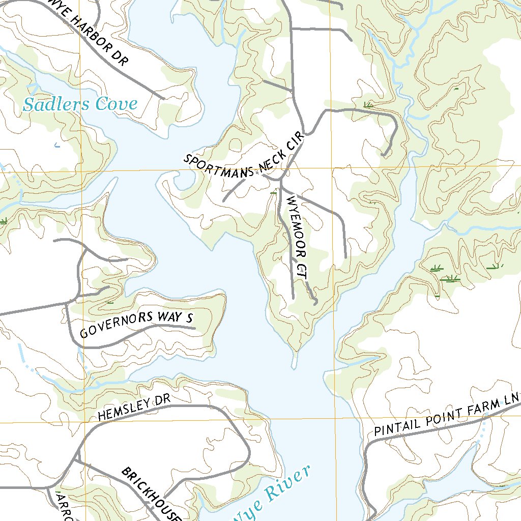 Queenstown, MD (2019, 24000-Scale) Map by United States Geological ...