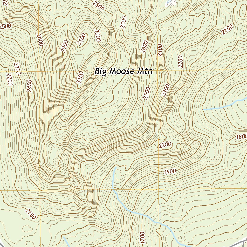 Big Moose Pond, ME (2021, 24000-Scale) Map by United States Geological ...