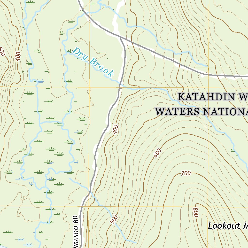 Lookout Mountain, ME (2021, 24000-Scale) Map by United States ...