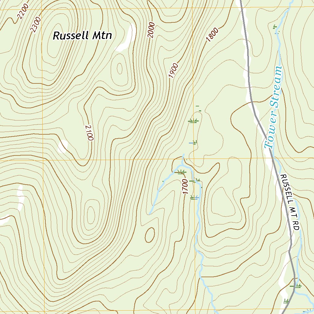 Russell Mountain, ME (2021, 24000-Scale) Map by United States ...