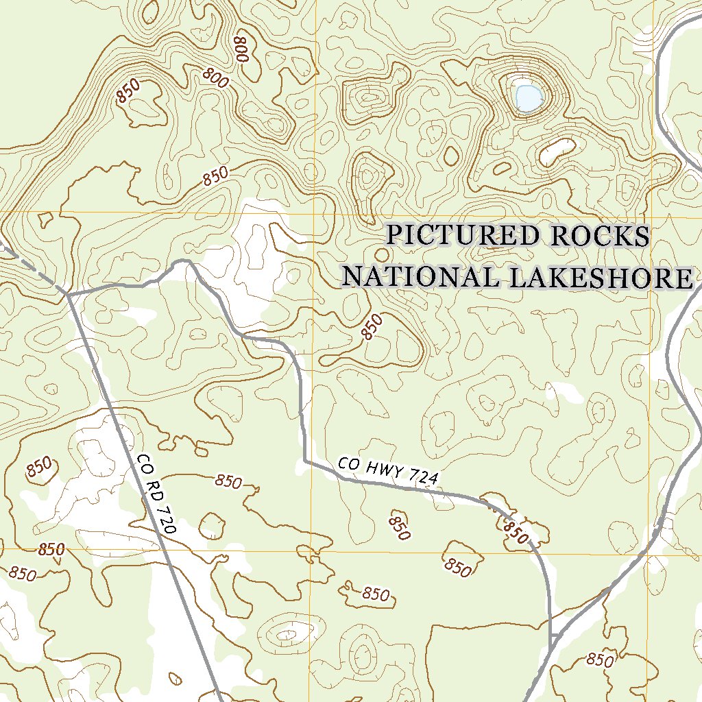 Au Sable Point SW, MI (2019, 24000-Scale) Map by United States ...