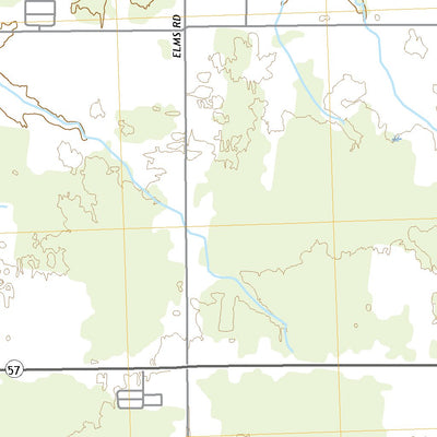 Birch Run South, MI (2019, 24000-Scale) Map by United States Geological ...
