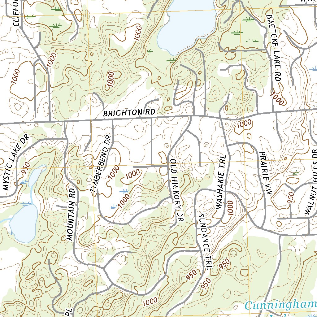 Brighton, MI (2019, 24000-Scale) Map by United States Geological Survey ...