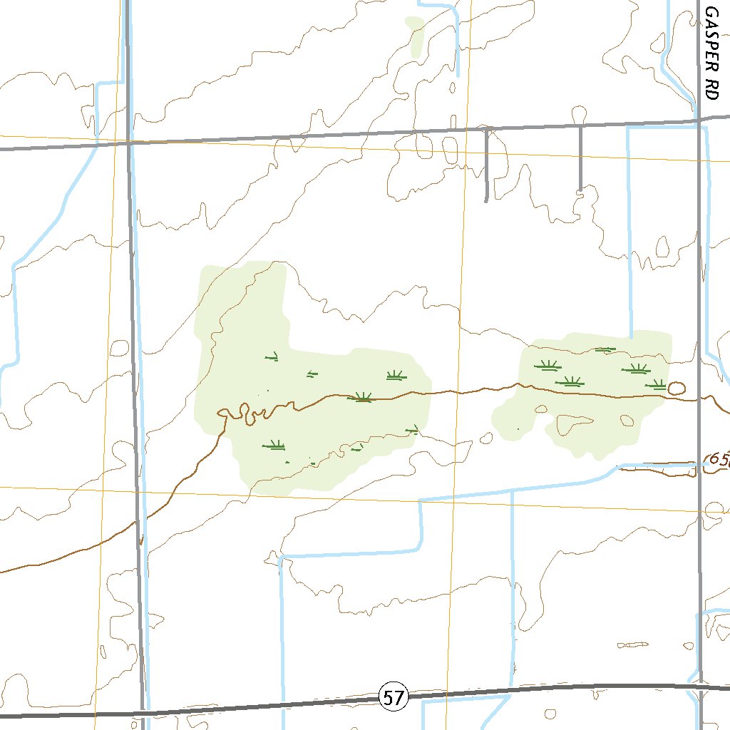 Chesaning East, MI (2019, 24000-Scale) Map by United States Geological ...
