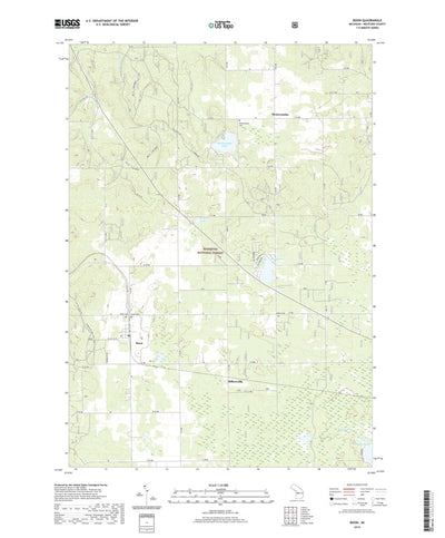 Boon, MI (2019, 24000-Scale) Map by United States Geological Survey ...