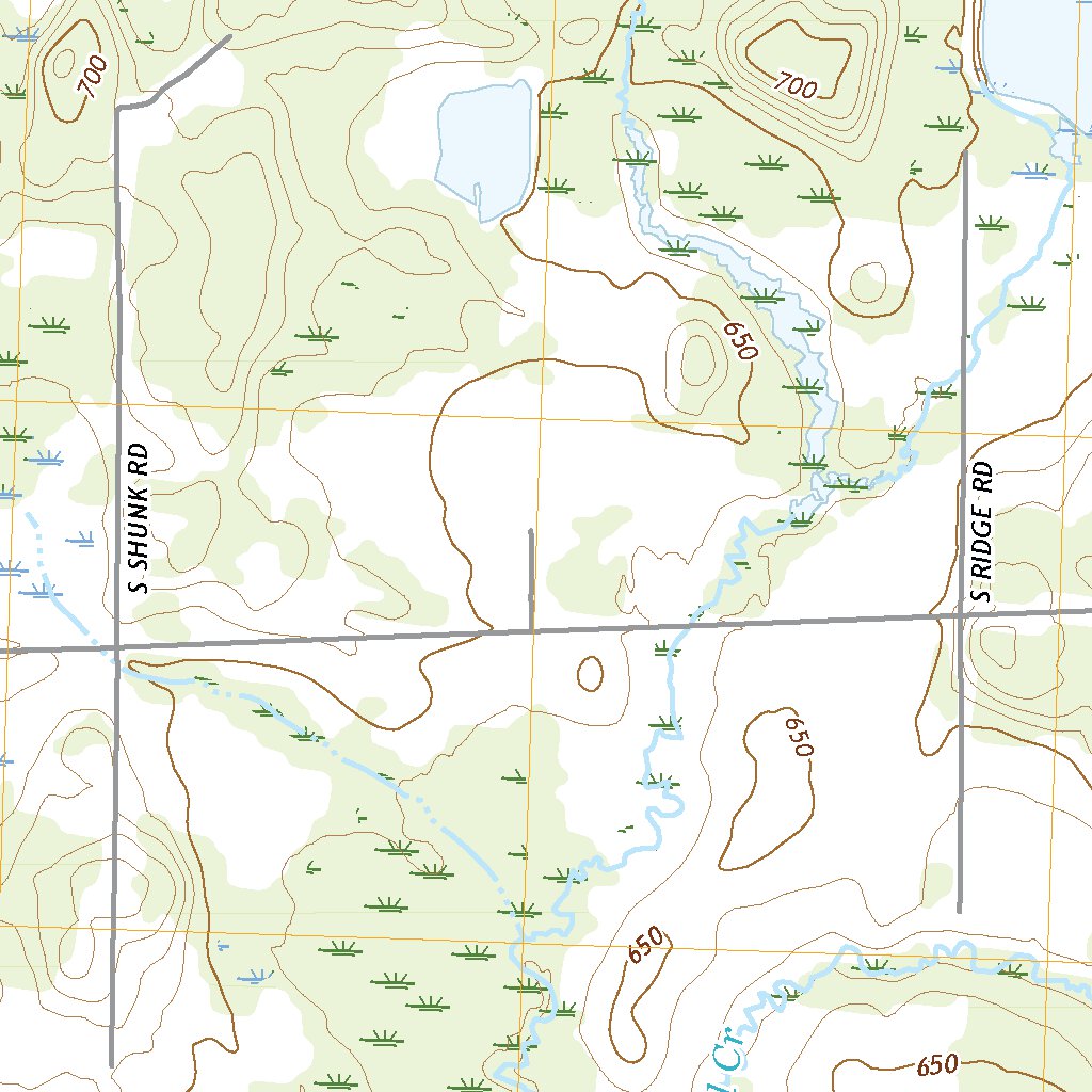 Barbeau, MI (2019, 24000-Scale) Map by United States Geological Survey ...