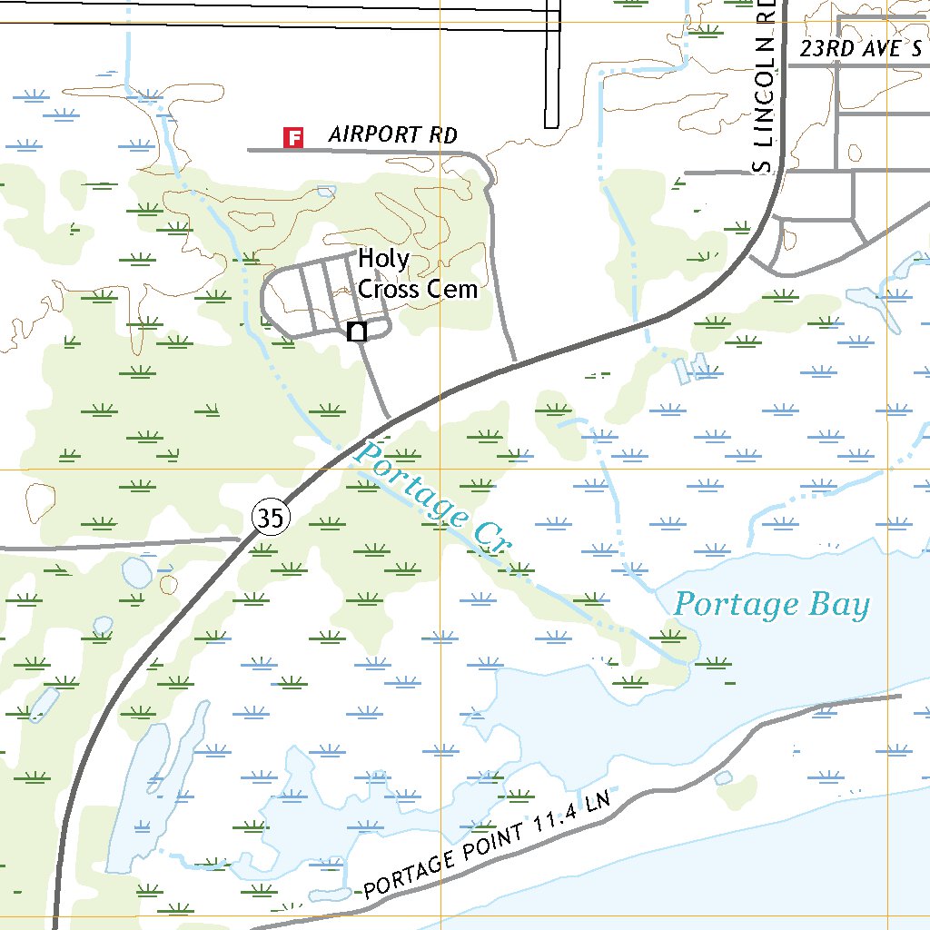 Escanaba, MI (2019, 24000-Scale) Map by United States Geological Survey ...