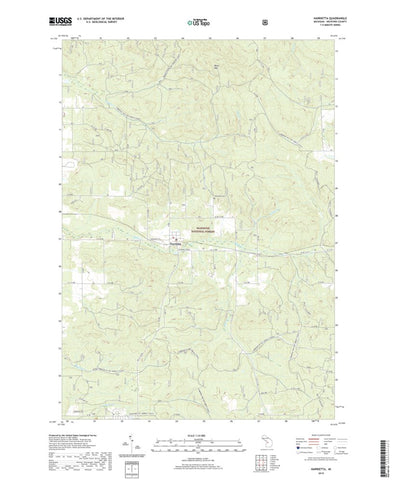 Harrietta, MI (2019, 24000-Scale) Map by United States Geological ...