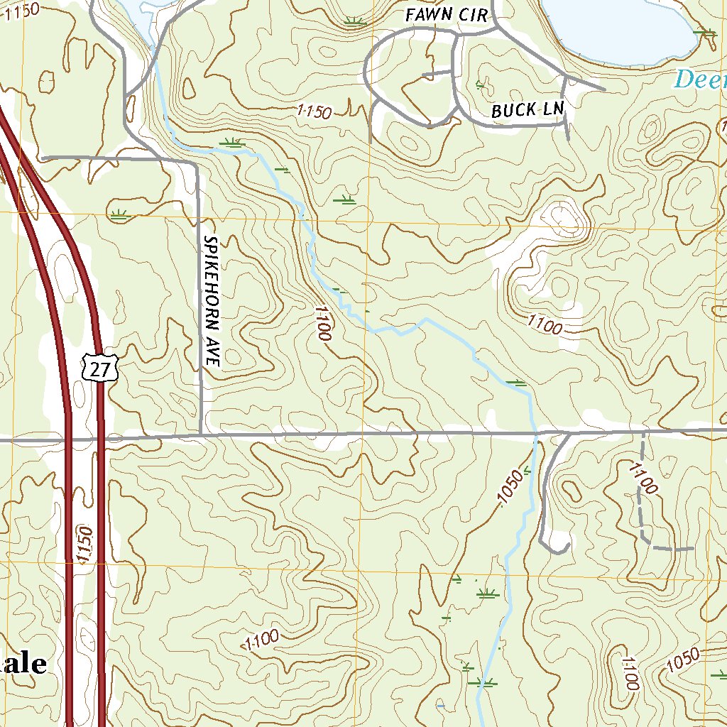 Harrison, MI (2019, 24000-Scale) Map by United States Geological Survey ...