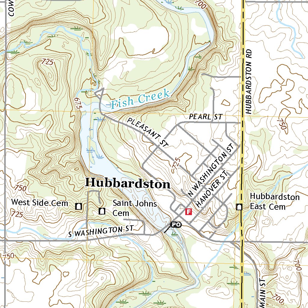 Hubbardston, MI (2019, 24000-Scale) Map by United States Geological ...