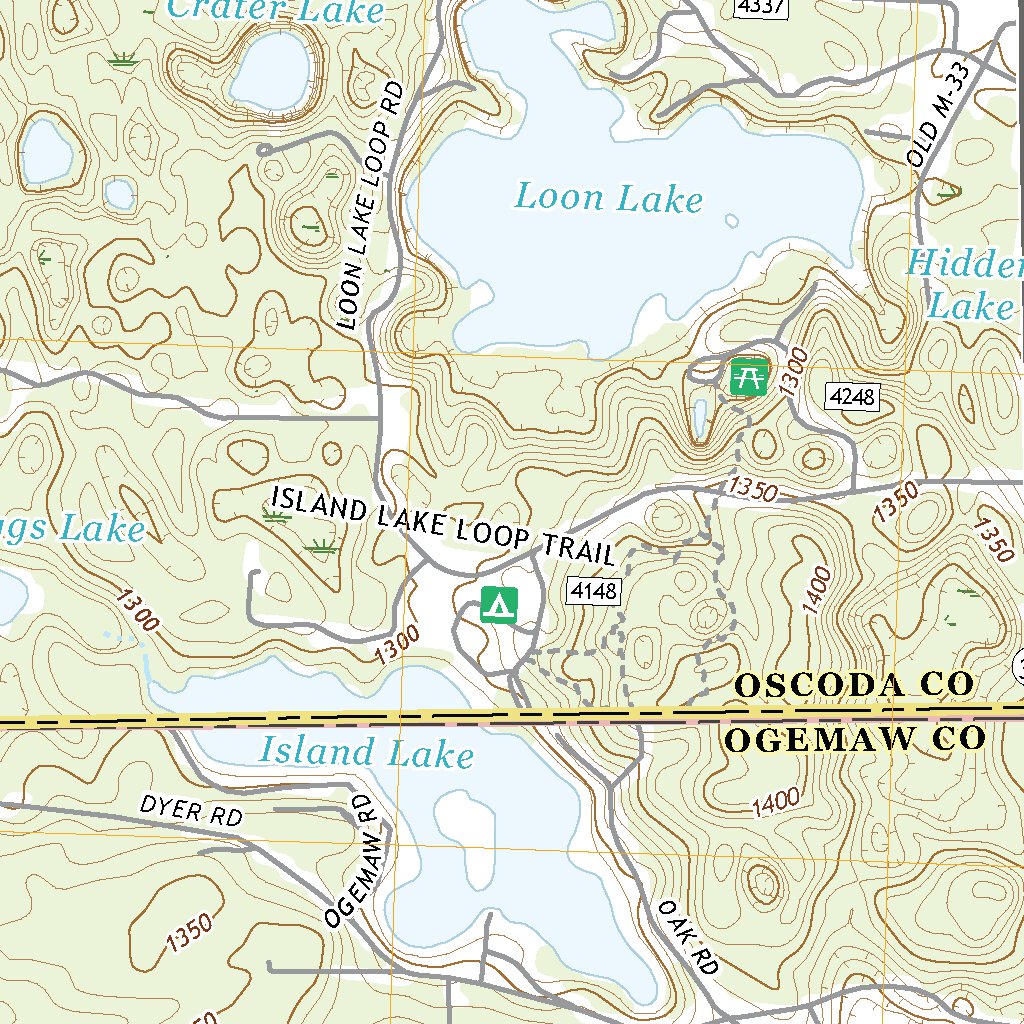 Island Lake, MI (2019, 24000-Scale) Map by United States Geological ...