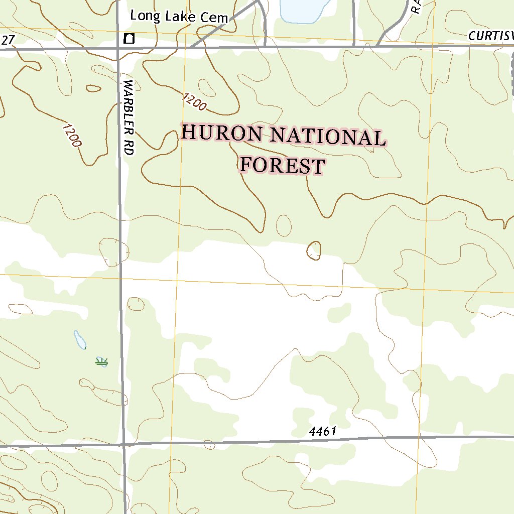 Mack Lake, MI (2019, 24000-Scale) Map by United States Geological ...
