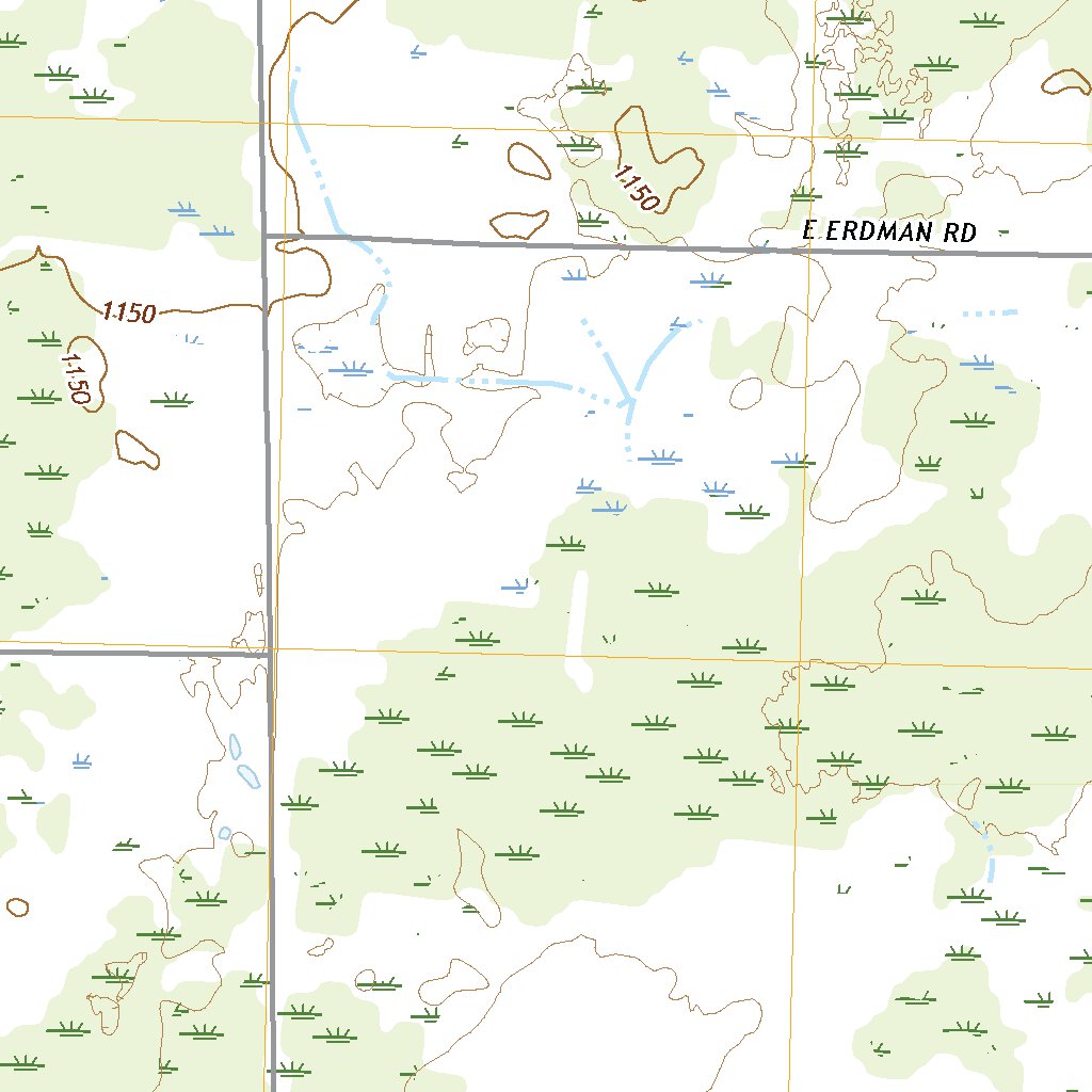 Merritt, MI (2019, 24000-Scale) Map by United States Geological Survey ...