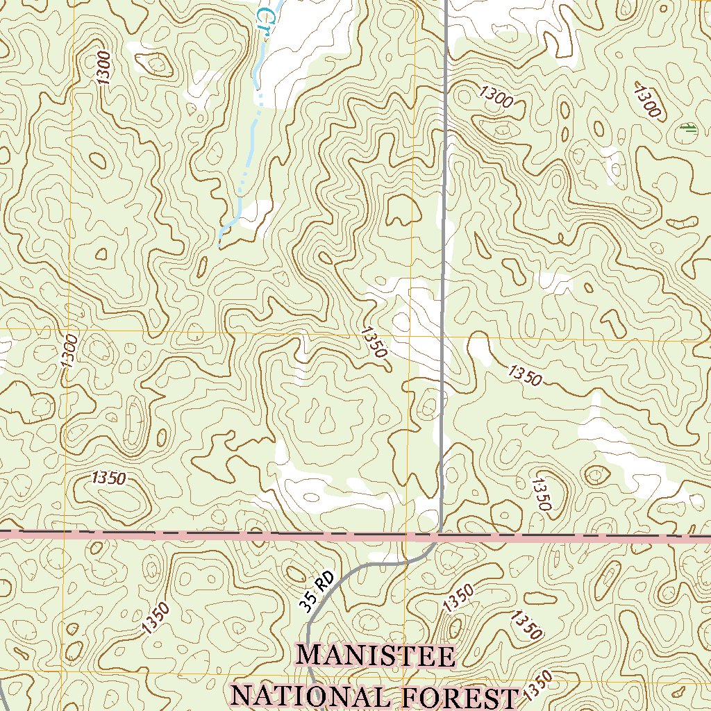 Manton, MI (2019, 24000-Scale) Map by United States Geological Survey ...