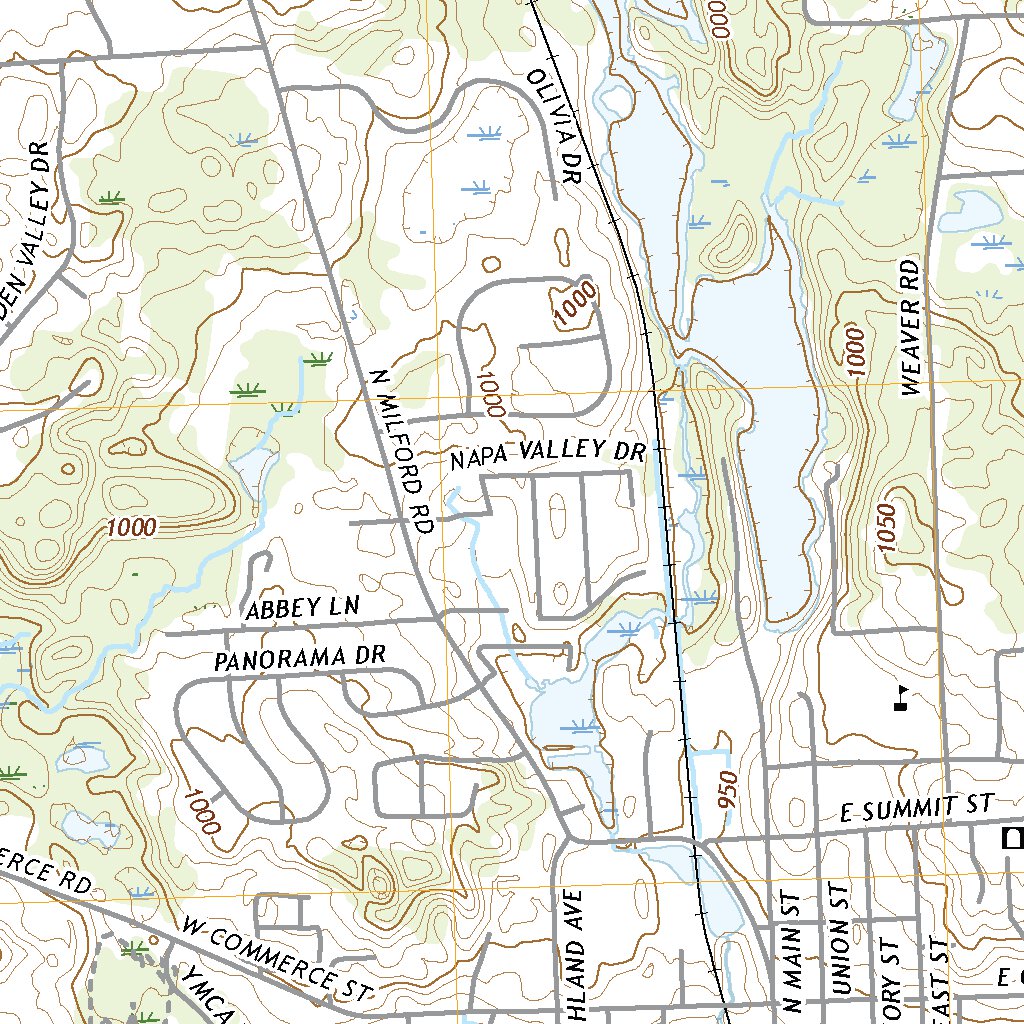 Milford, MI (2019, 24000-Scale) Map by United States Geological Survey ...