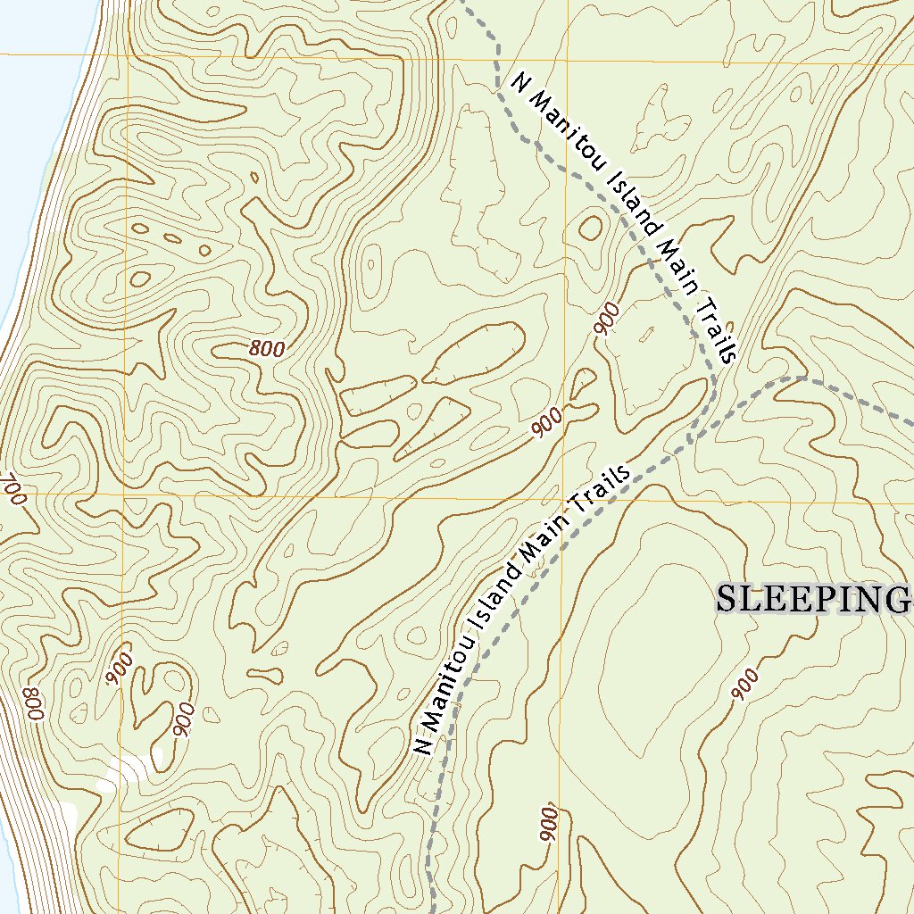 North Manitou Island OE N, MI (2019, 24000-Scale) Map by United States ...