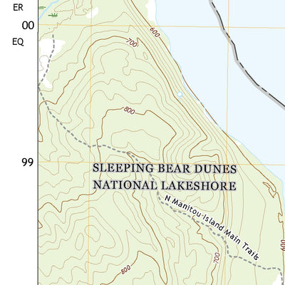 North Manitou Island OE NE, MI (2019, 24000-Scale) Map by United States ...