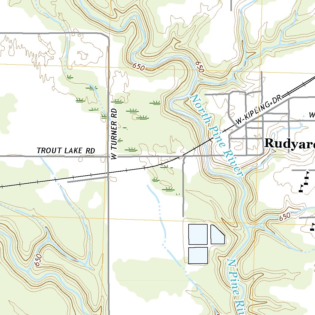 Rudyard, MI (2019, 24000-Scale) Map by United States Geological Survey ...