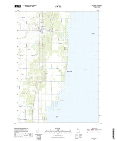 Pinconning, MI (2019, 24000-Scale) Map by United States Geological ...