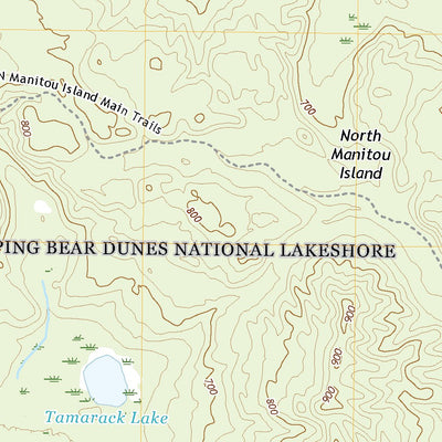 North Manitou Island, MI (2019, 24000-Scale) Map by United States ...