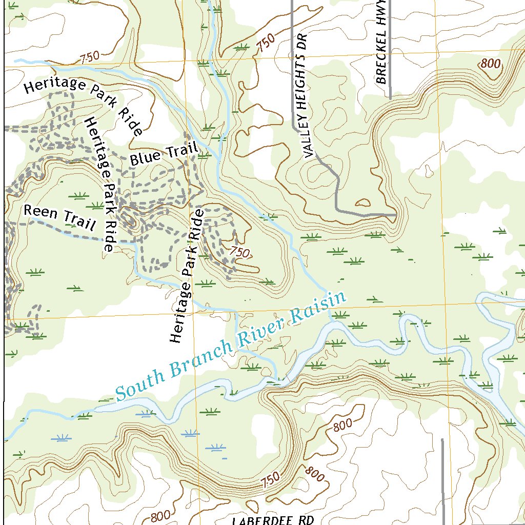Tecumseh South, MI (2019, 24000-Scale) Map by United States Geological ...