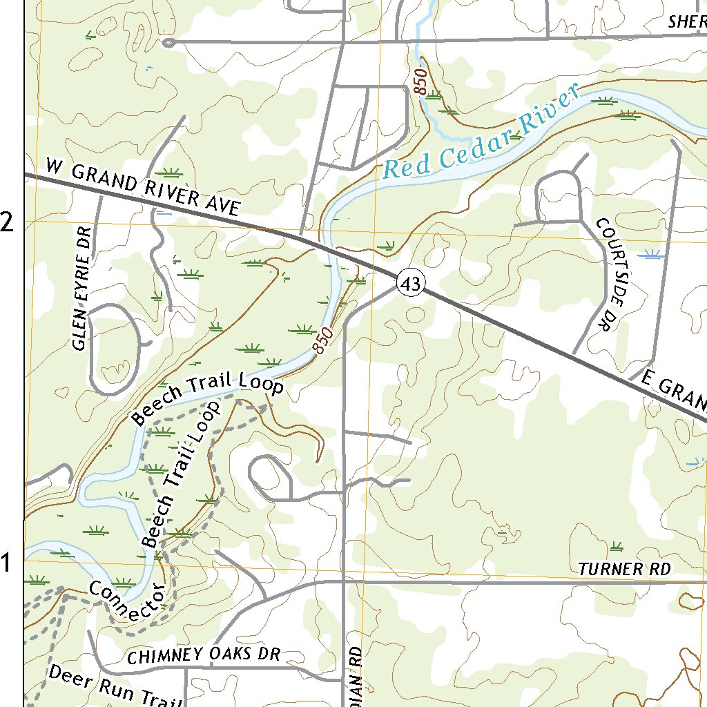 Williamston, MI (2019, 24000-Scale) Map by United States Geological ...