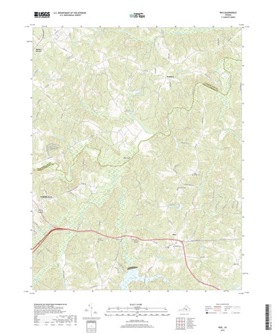 Rice, VA (2019, 24000-Scale) Map by United States Geological Survey ...