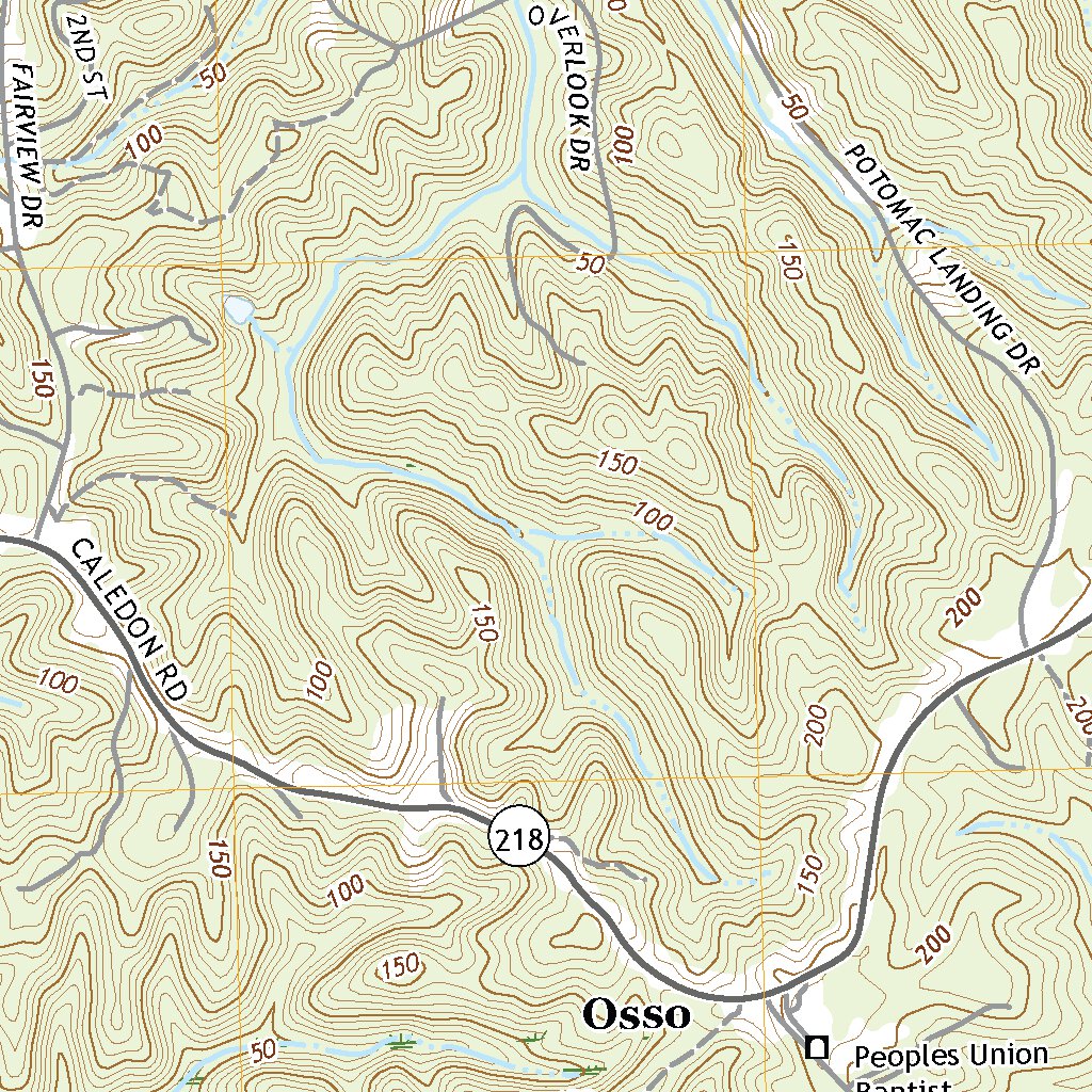 King George, VA (2019, 24000-Scale) Map by United States Geological ...