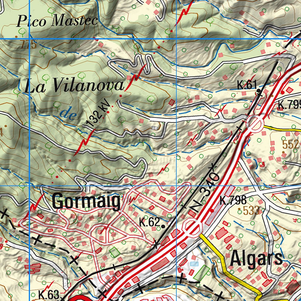 Alcoy/Alcoi (0821) Map by Instituto Geografico Nacional de Espana ...