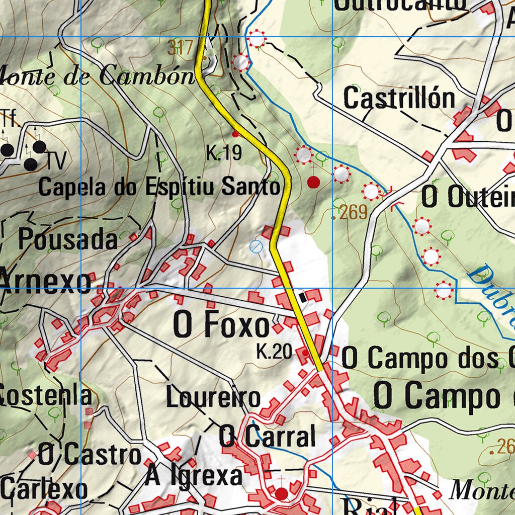 Santa Comba (0069) Map by Instituto Geografico Nacional de Espana ...