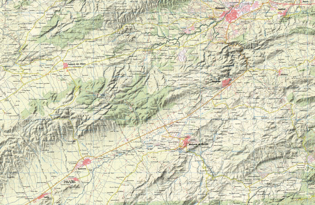 Ontinyent (0820) Map by Instituto Geografico Nacional de Espana ...