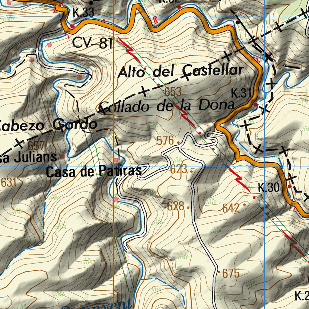 Ontinyent (0820) Map by Instituto Geografico Nacional de Espana ...