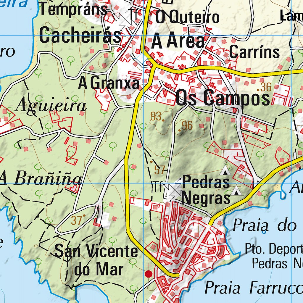 O Grove (0184) Map by Instituto Geografico Nacional de Espana | Avenza Maps