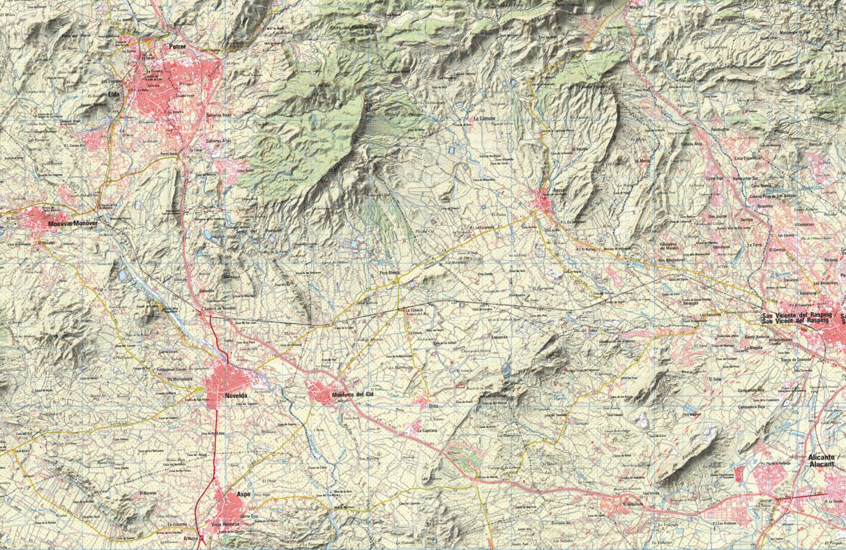 Elda (0871) Map by Instituto Geografico Nacional de Espana | Avenza Maps