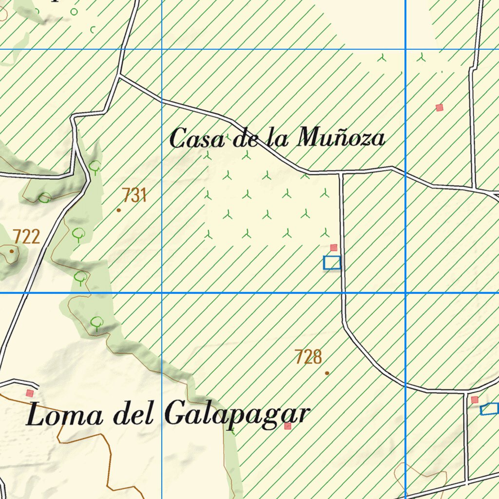 La Roda (0742) Map by Instituto Geografico Nacional de Espana | Avenza Maps
