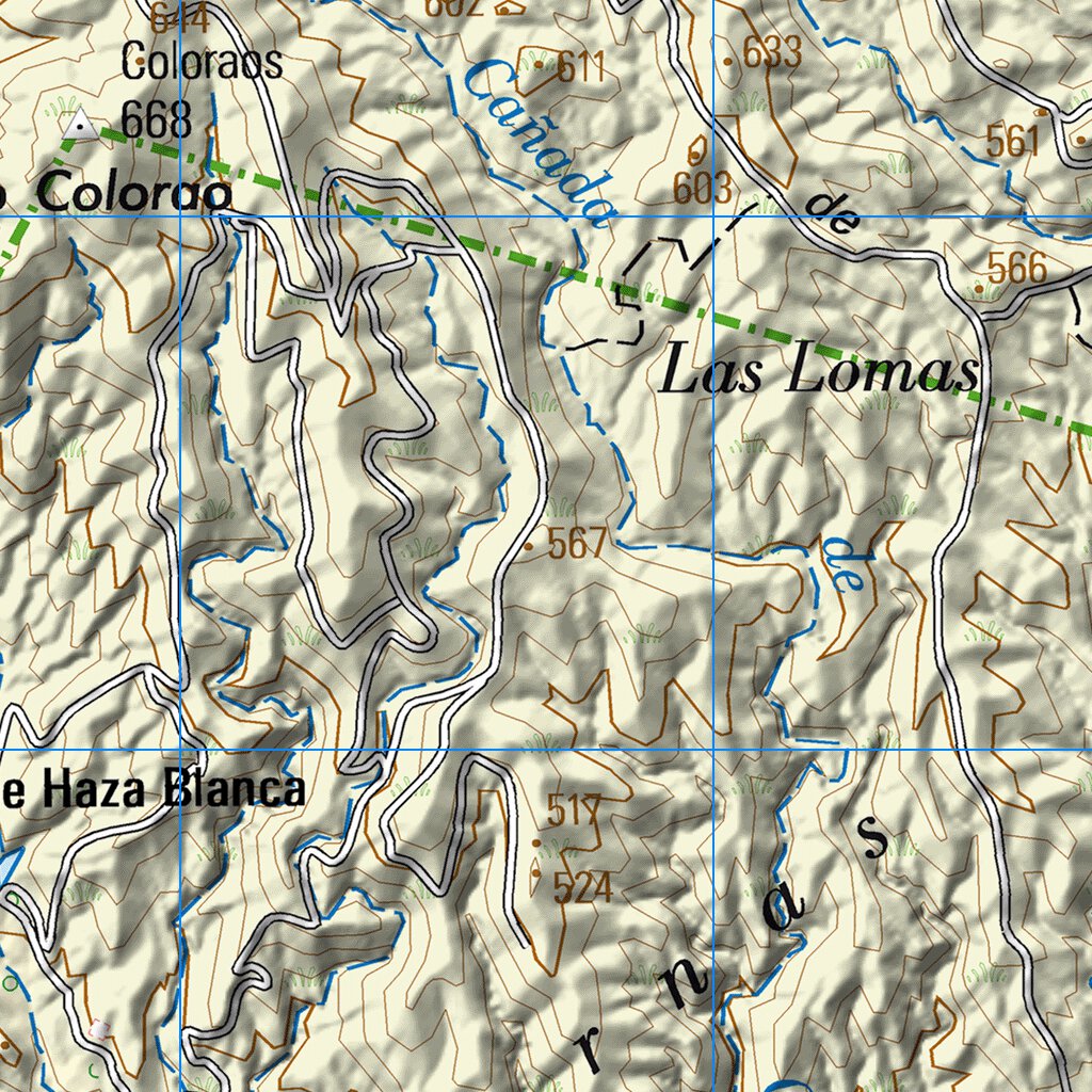 Tabernas (1030) Map by Instituto Geografico Nacional de Espana | Avenza ...
