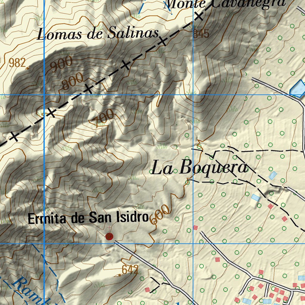 Yecla (0845) Map by Instituto Geografico Nacional de Espana | Avenza Maps
