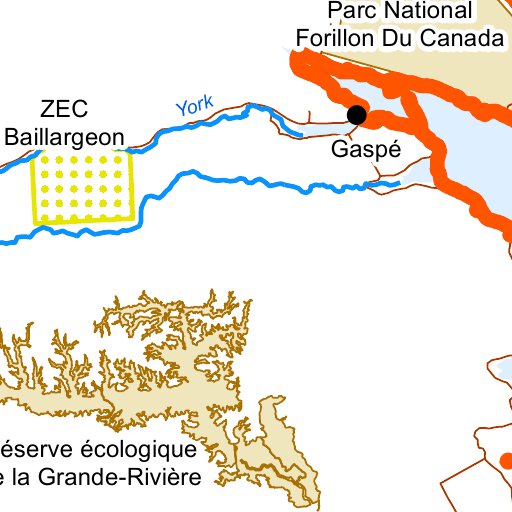 Québec Zone de Chasse 1 Map by Avenza Systems Inc. | Avenza Maps