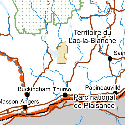 Québec Zone de Chasse 10 et 11 Map by Avenza Systems Inc. | Avenza Maps