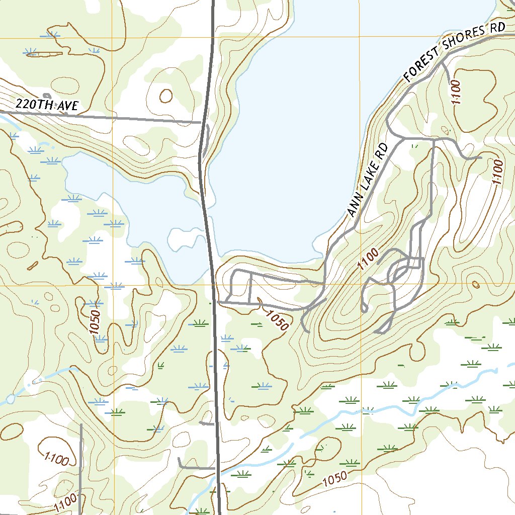 Ann Lake, MN (2019, 24000-Scale) Map by United States Geological Survey ...
