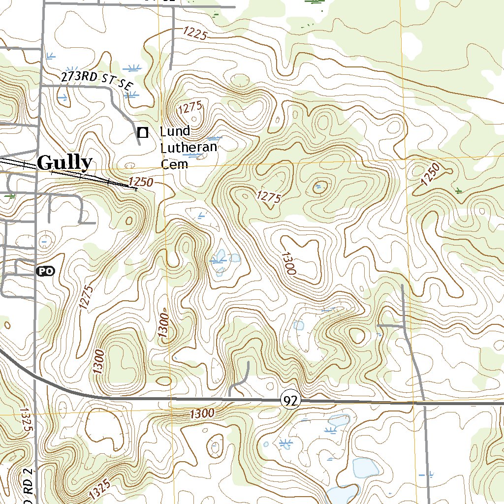 Gully, MN (2019, 24000-Scale) Map by United States Geological Survey ...