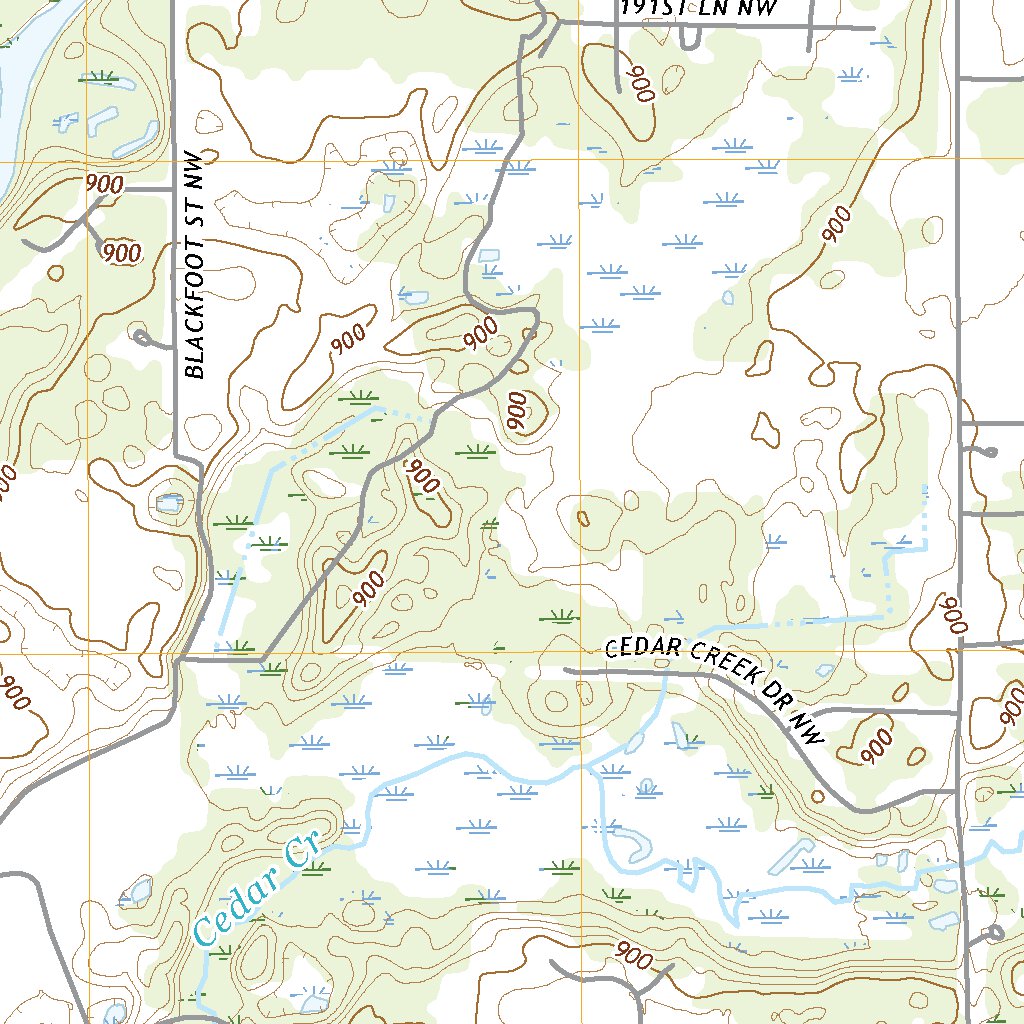 Cedar, MN (2019, 24000-Scale) Map by United States Geological Survey ...