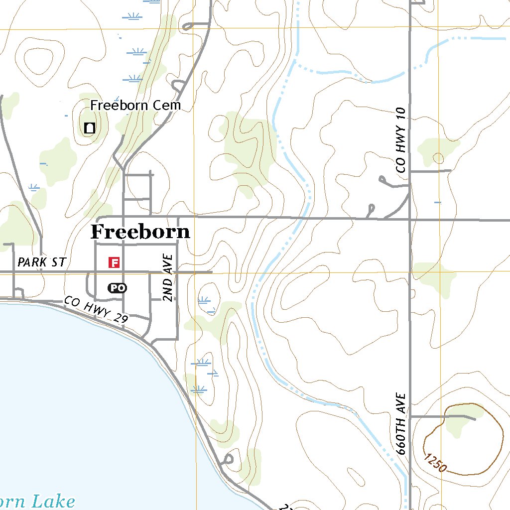 Freeborn, MN (2019, 24000-Scale) Map by United States Geological Survey ...