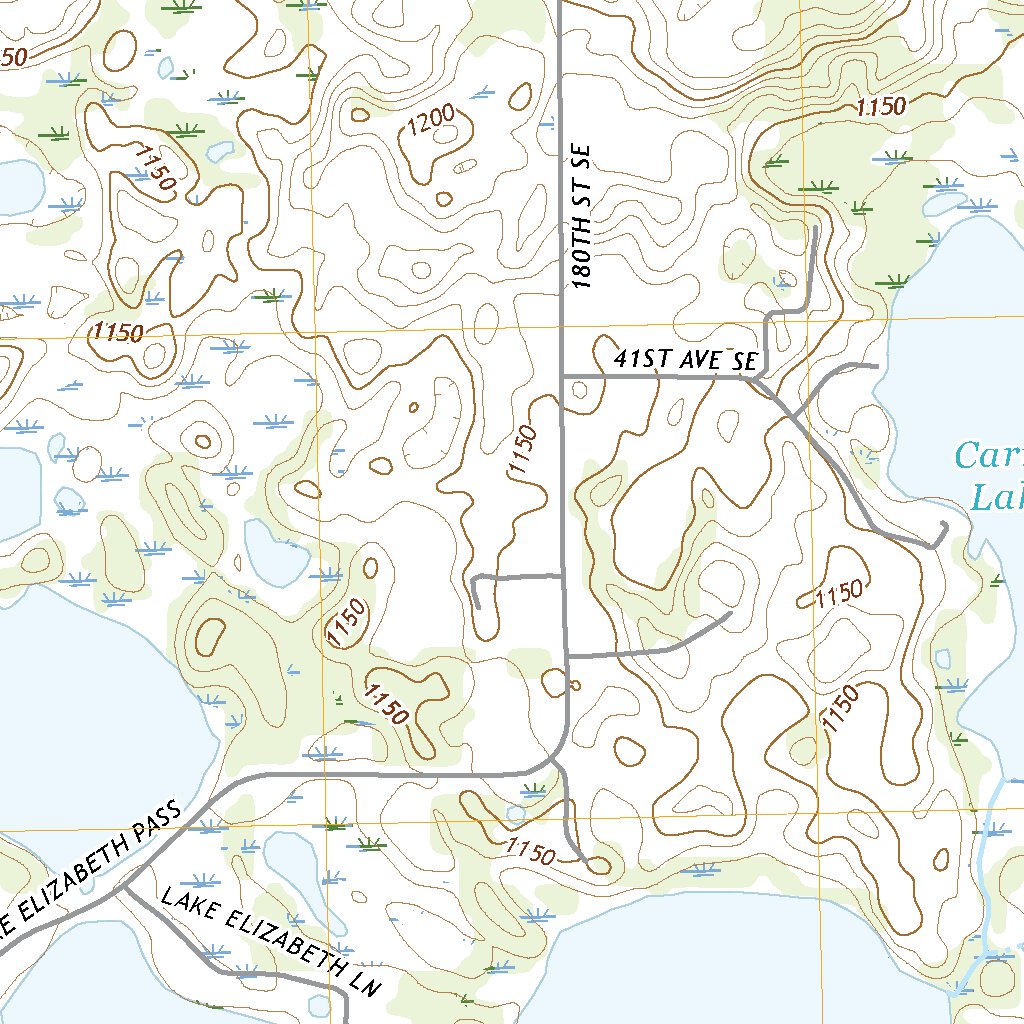 Lake Elizabeth, MN (2019, 24000-Scale) Map by United States Geological ...