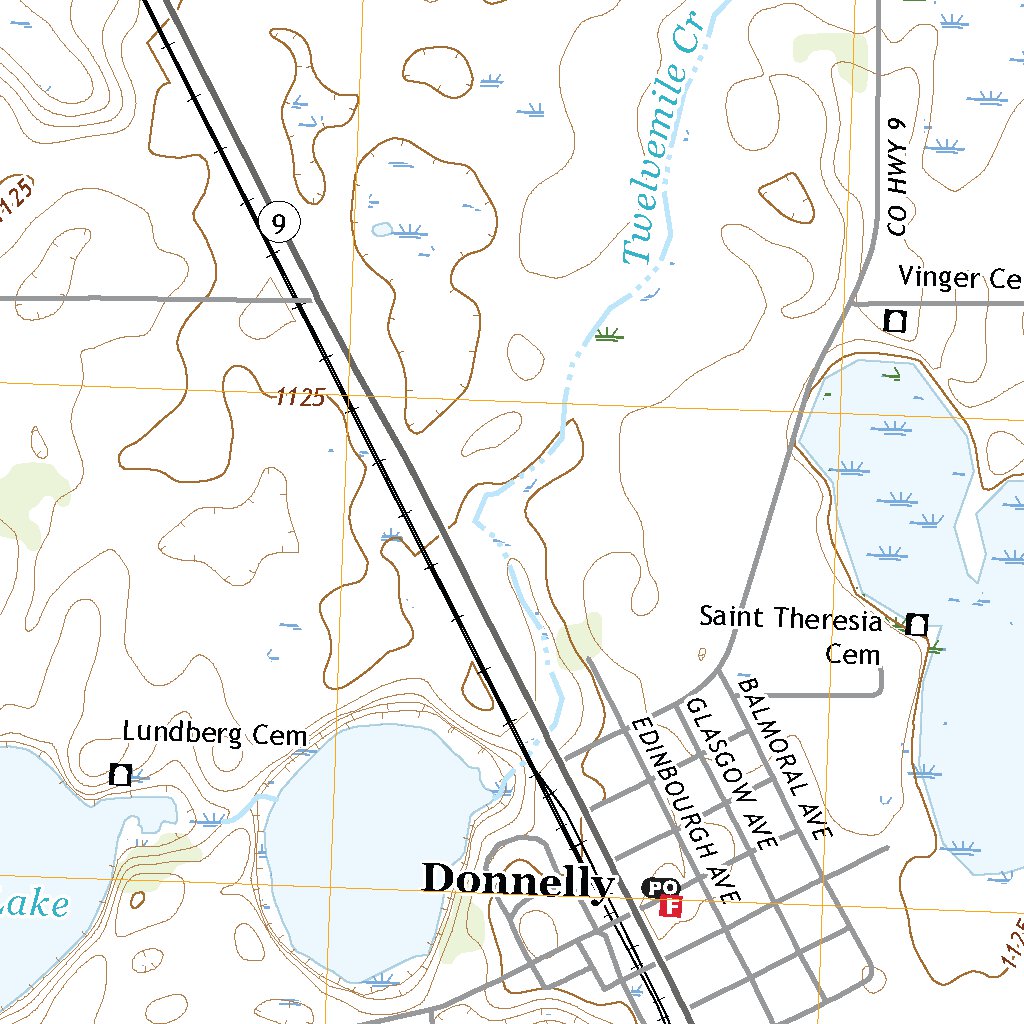 Donnelly, MN (2019, 24000-Scale) Map by United States Geological Survey ...