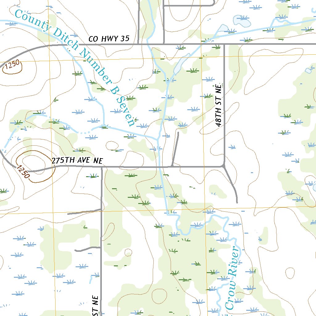 Georgeville, MN (2019, 24000-Scale) Map by United States Geological ...